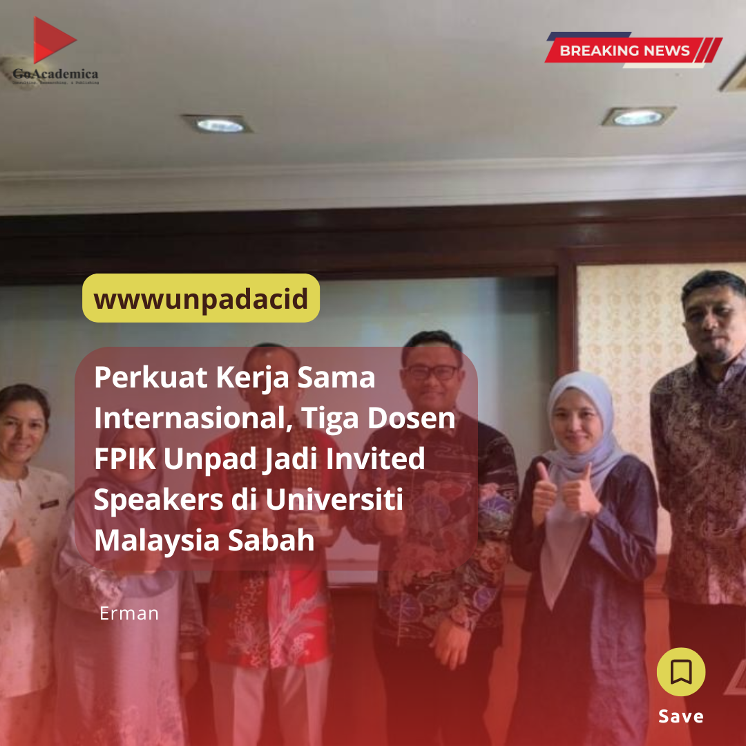 Perkuat Kerja Sama Internasional, Tiga Dosen FPIK Unpad Jadi Invited ...